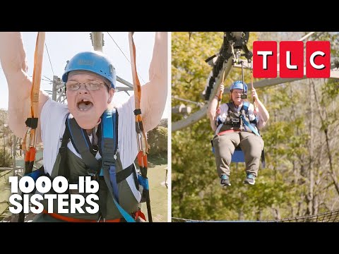 Tammy Zip Lines for the First Time! | 1000-lb Sisters | TLC