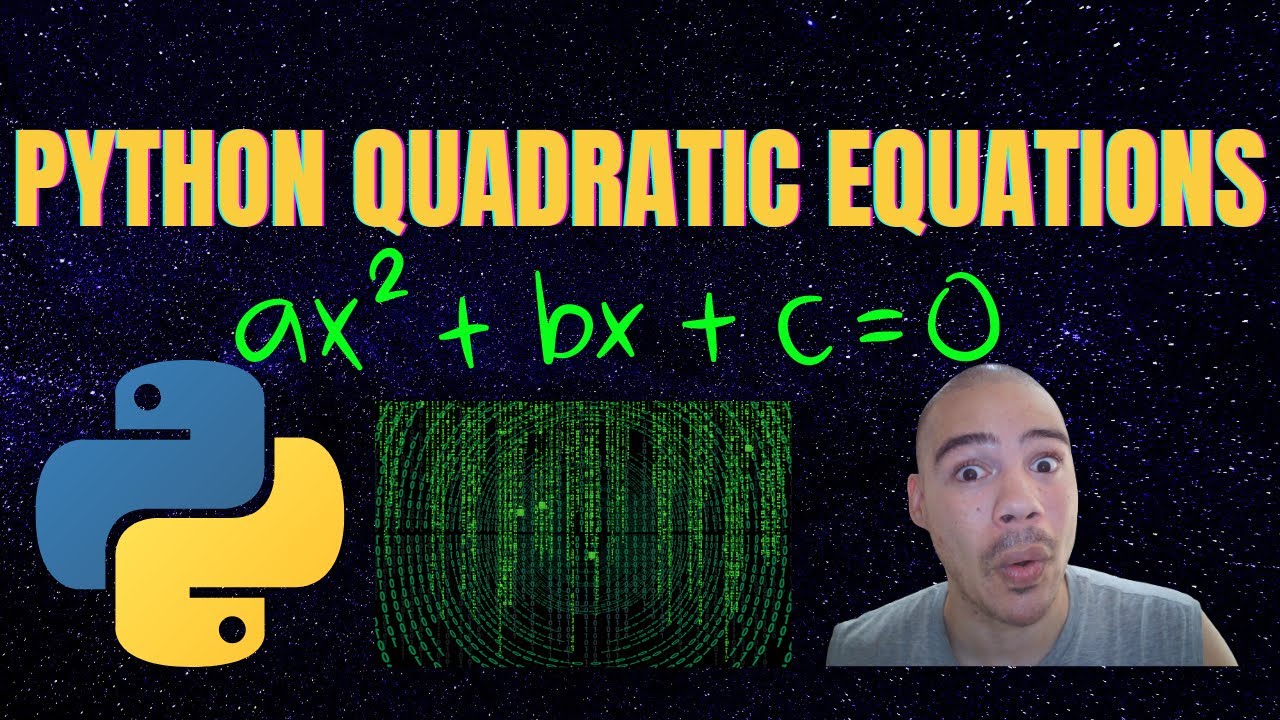 Solve Quadratic Equations [With Python] #programming #algebra #maths #howto