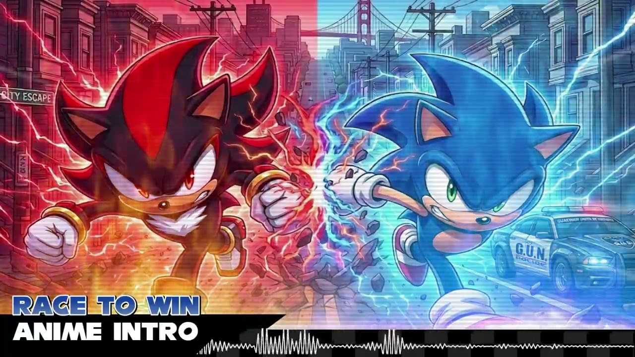 Sonic Rivals 2 - Race To Win (Japanese Anime Intro | AI Remix)