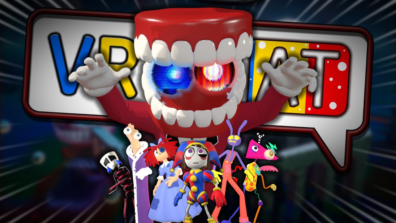 CAINE TRAPS EVERYONE IN VRCHAT! | The Amazing Digital Circus - Funny moments -