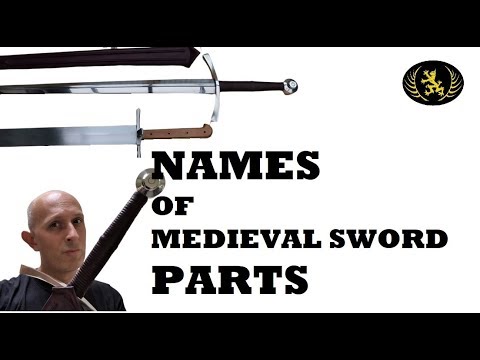 Names of Medieval Sword Parts