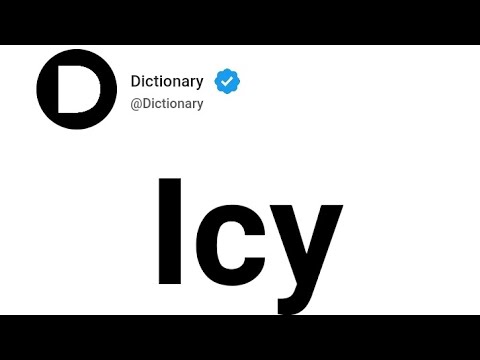 Icy Meaning In English