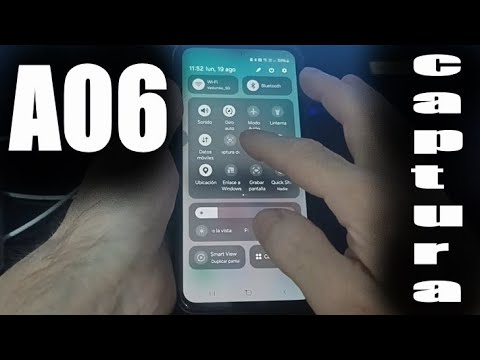 Cómo tomar captura en un samsung A06 | Cómo hacer captura de pantalla en galaxy A06