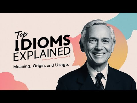 Top Idioms Explained: Meaning, Origin, and Usage! #Idioms #EnglishLearning #idiomsoftheday