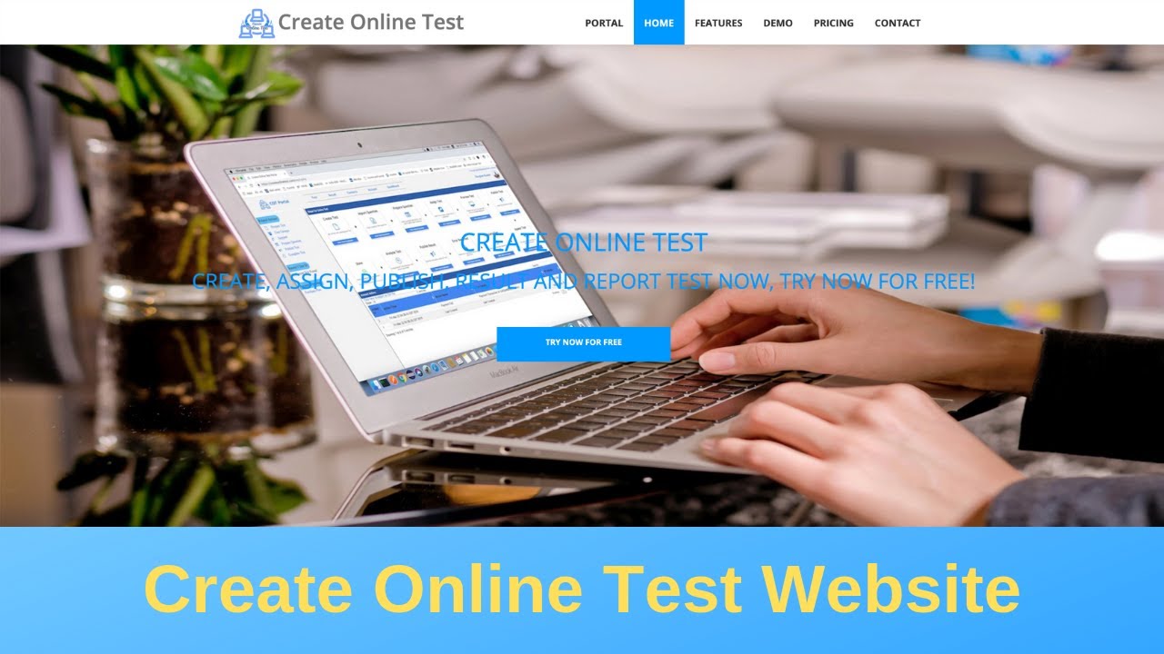 Create Online Test Website | Free Online Test Creator | Conduct Online Test
