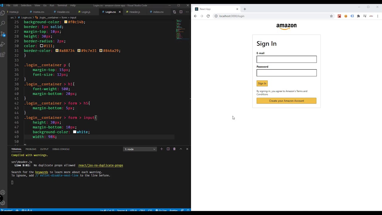 Create an Ecommerce Site with React # Part 4