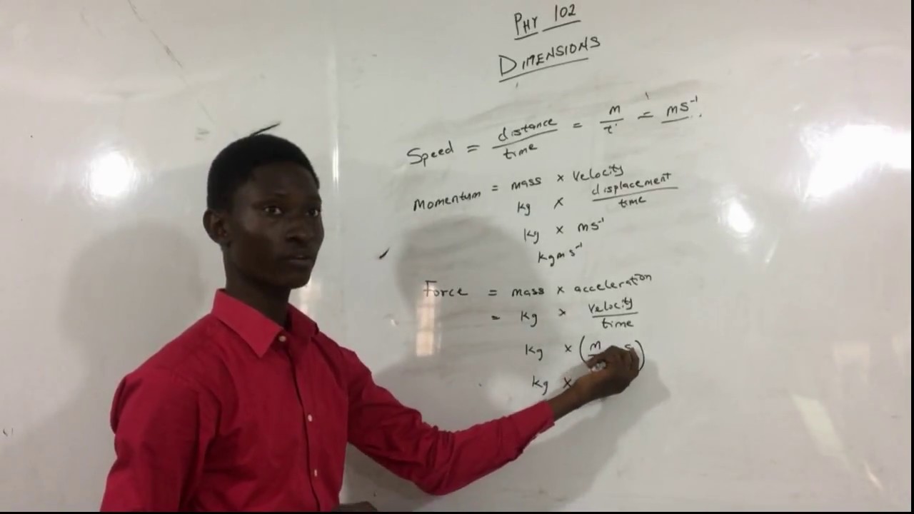 PHY 102 Dimensions