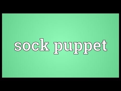 Sock puppet Meaning