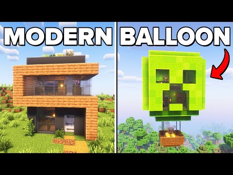 Minecraft: 3 Easy Starter Houses & Bases!