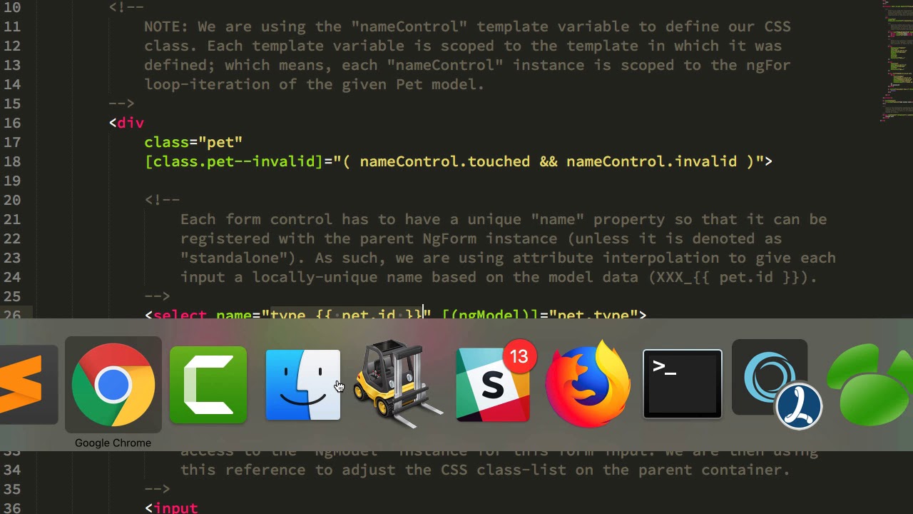 Using Dynamic Template-Driven Forms In Angular 7.2.7