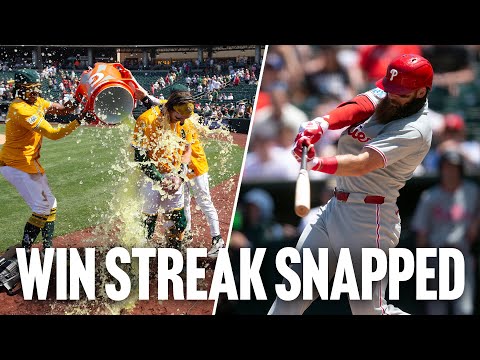 Phillies winning streak snapped at 9-games with 5-4 loss to Athletics | Phillies Postgame Live