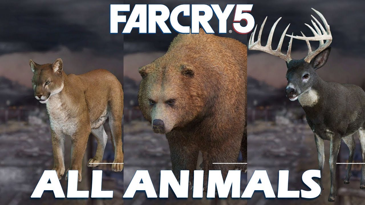 Far Cry 5 All Animals & Fish Locations (Been There, Done That Trophy / Achievement Guide)