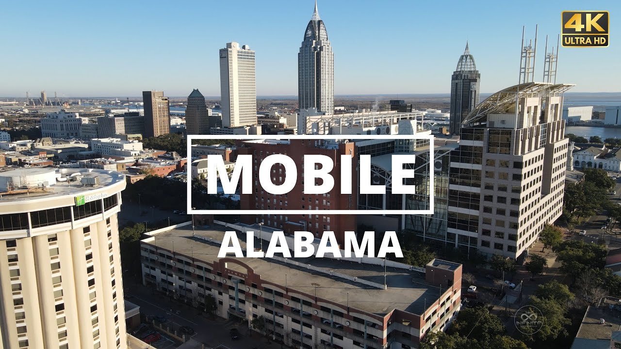 Mobile, Alabama - [4K] Drone Tour