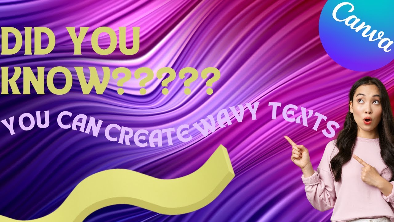 Create Wavy Text Effect in Canva