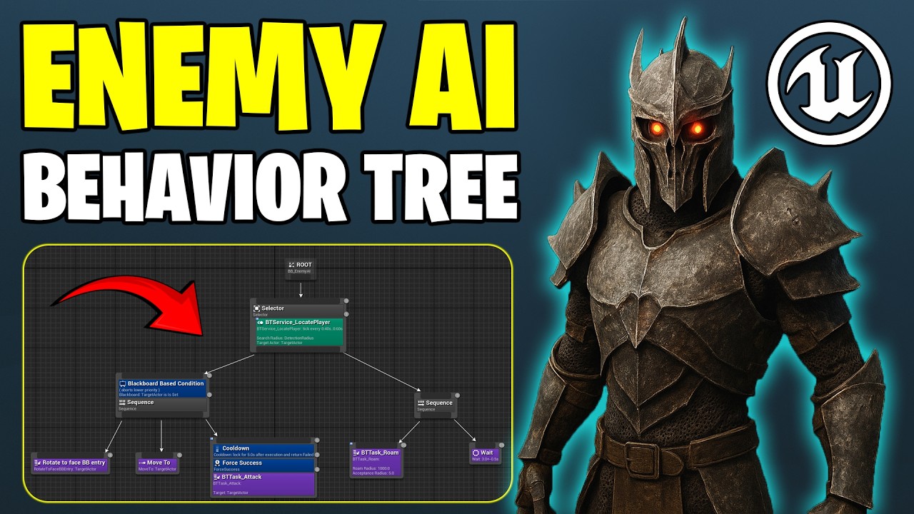 How To Create Simple Enemy AI with a Behavior Tree - Unreal Engine 5 Tutorial