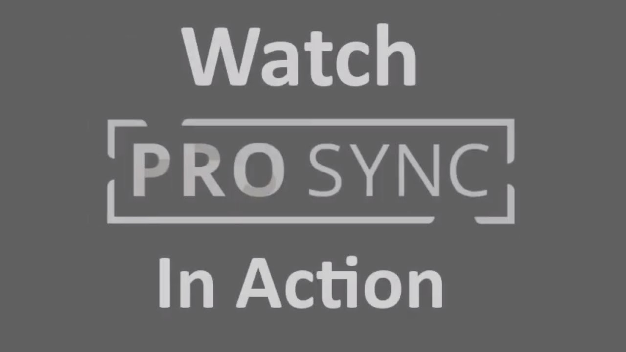 What Is ProSync? | TSI