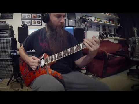 Jackson Kelly 95 custom swirl paint black and red MIJ | Reverb