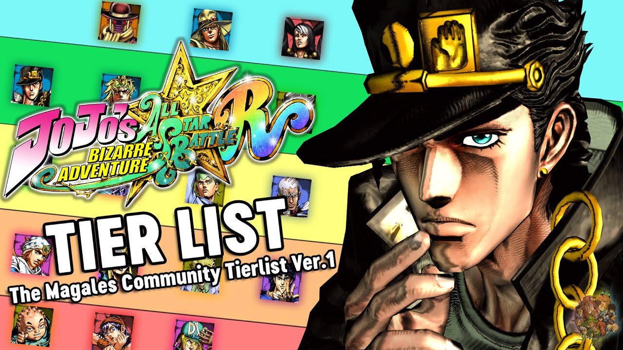 The Official JoJo's All Star Battle R Tier List | The Magales Community Tier List