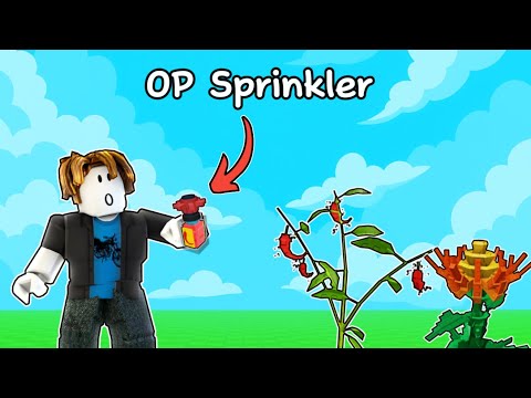 I used the NEW Spice Spritzer Sprinkler in Grow a Garden!