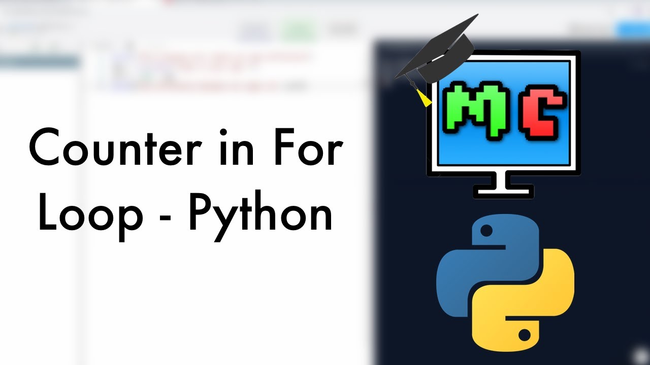 Counter in For Loop - Python