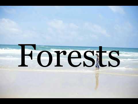 How To Pronounce Forests🌈🌈🌈🌈🌈🌈Pronunciation Of Forests