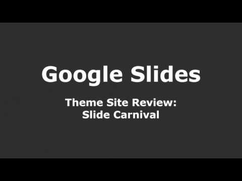 Slides Carnival - Free Google Slide Theme Review