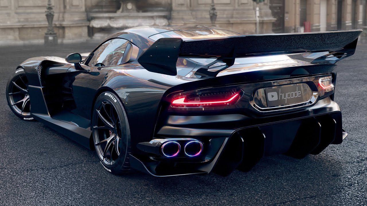 Dodge Viper Turns Sneaky SRT “Monster” Via Extreme Digital Widebody ...