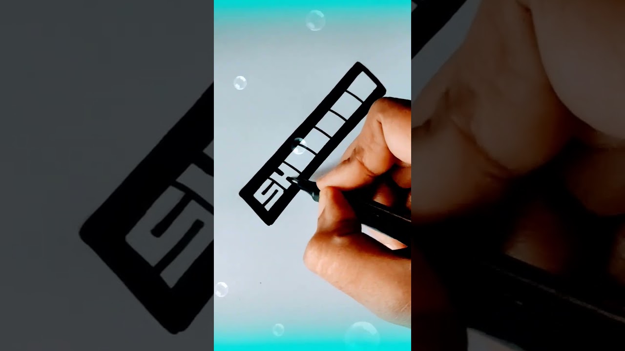 ❤️ SHAJITH ❤️ #handwriting #nameart #shorts #shajith