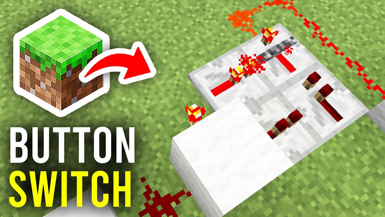 How To Make Redstone On and Off Button Switch In Minecraft - Full Guide