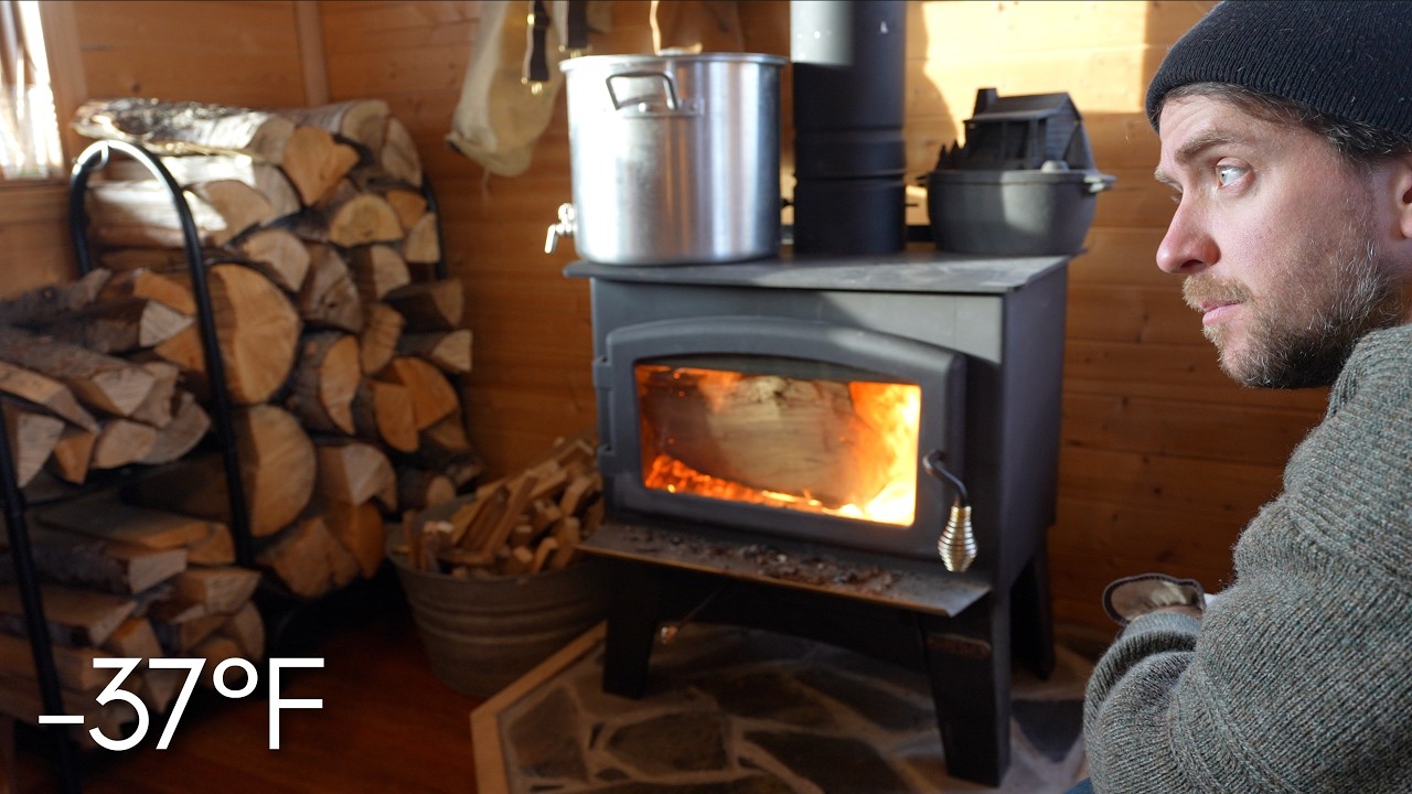 3-Day SNOWSTORM and -37°F At My Off-Grid Cabin In Alaska | Cozy Cabin Life