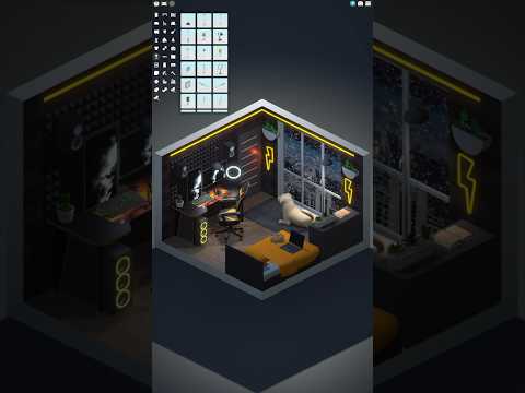 Building my dream room 🧡🧡🧡 #gaming #setup #indiegames