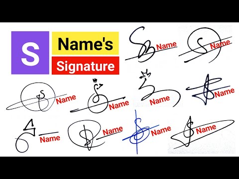 ✅ 20+ Signature Ideas For S Names | S Letter Signature Styles | How to make signature | S Signature