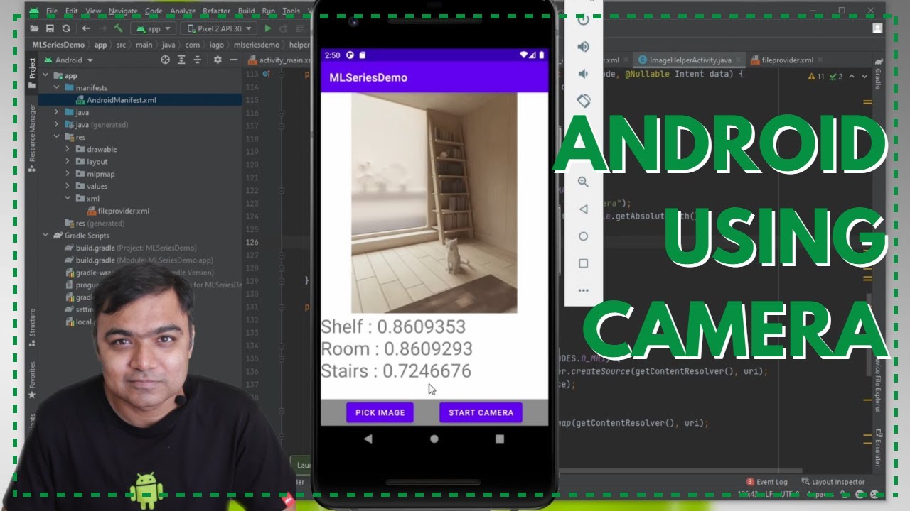 Handling image processing using the Phone's Camera in Android Studio