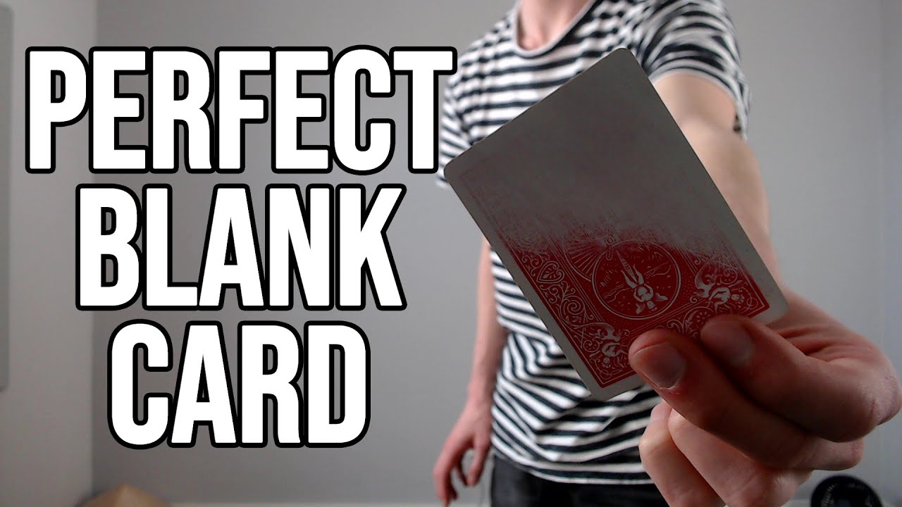 How to Make Blank Playing Cards Without Spending Money | Building Time