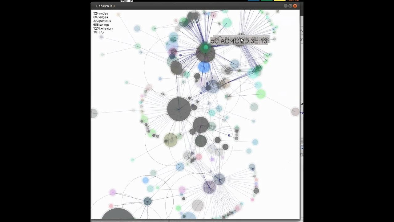 Visualizing a network