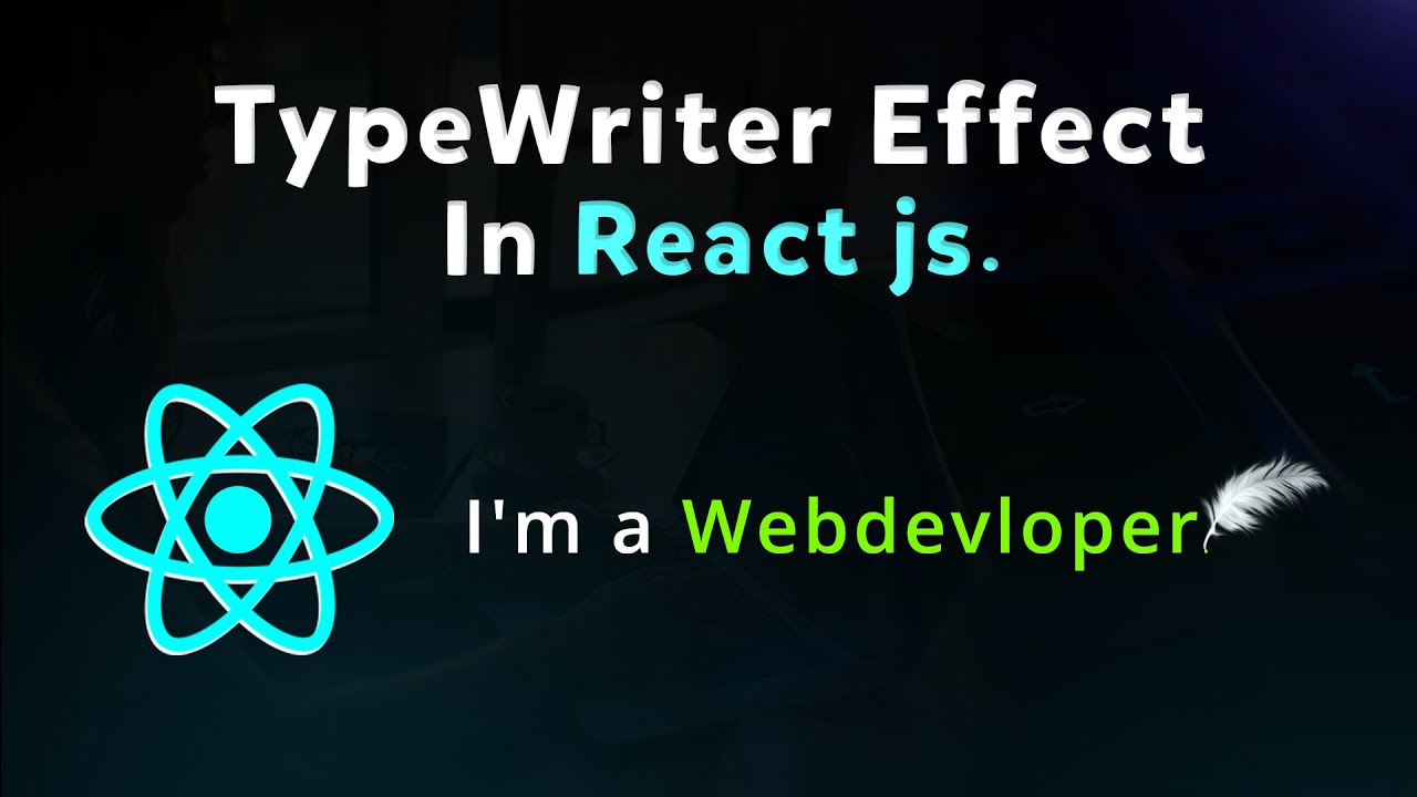 Simple TypeWriter Effect in react js | Typewriting effect react hook | simple typewriting react