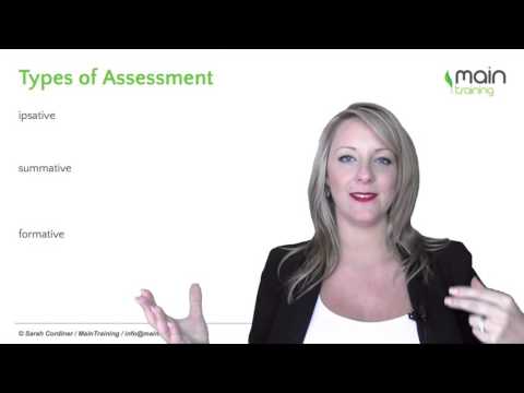 What are the Different Types of Assessment in Training?