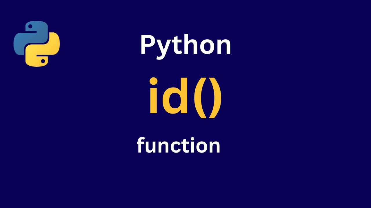 id function in python