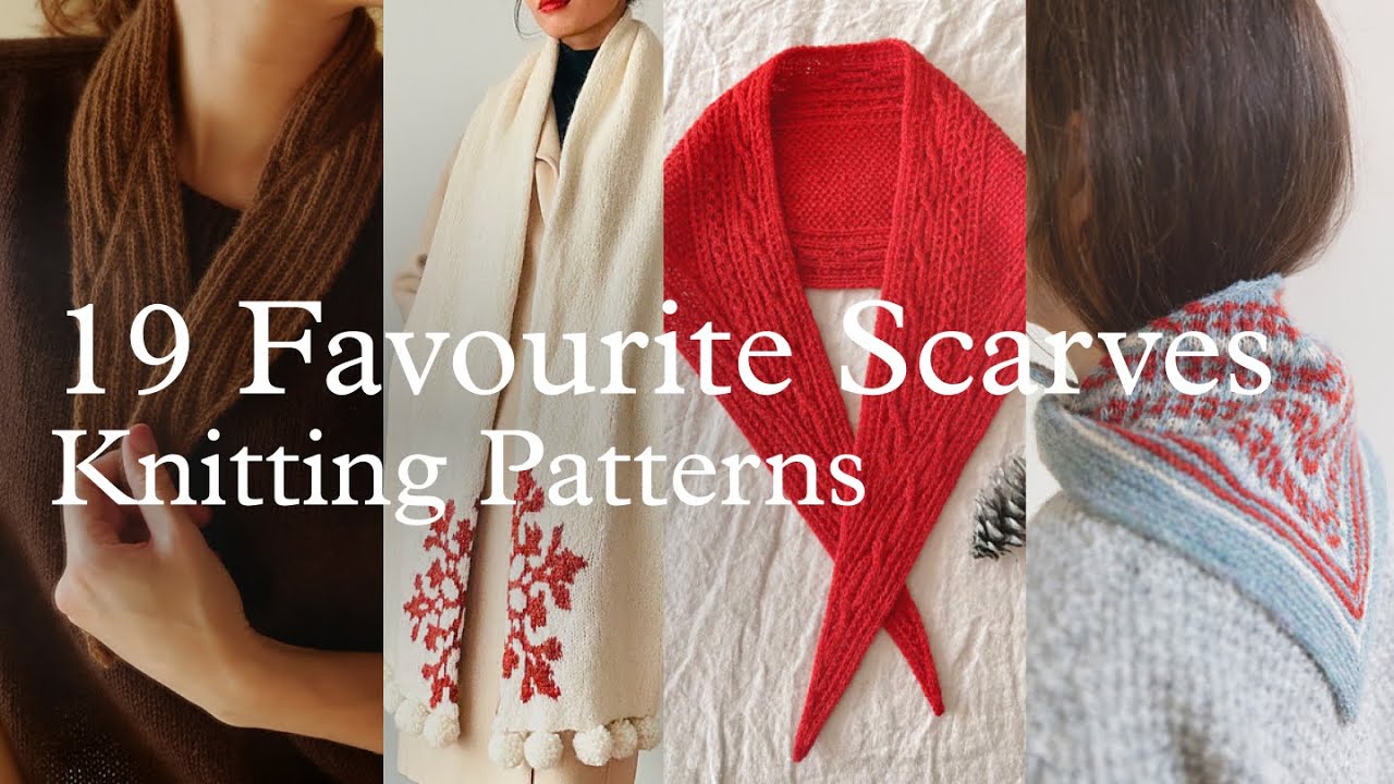 19 Favourite Knitting Patterns for Scarves | Pattern Round Up