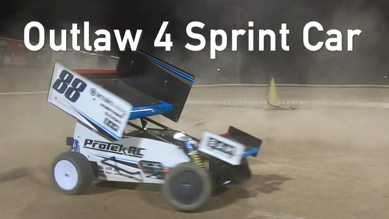 Custom Works Outlaw 4 RC Sprint Car - AMain Employee Ride