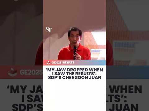 ‘My jaw dropped when I saw the results’: SDP’s Chee Soon Juan | GE2025