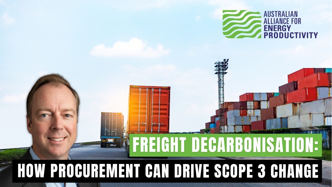 Solving freight decarbonisation: How procurement can drive scope 3 change