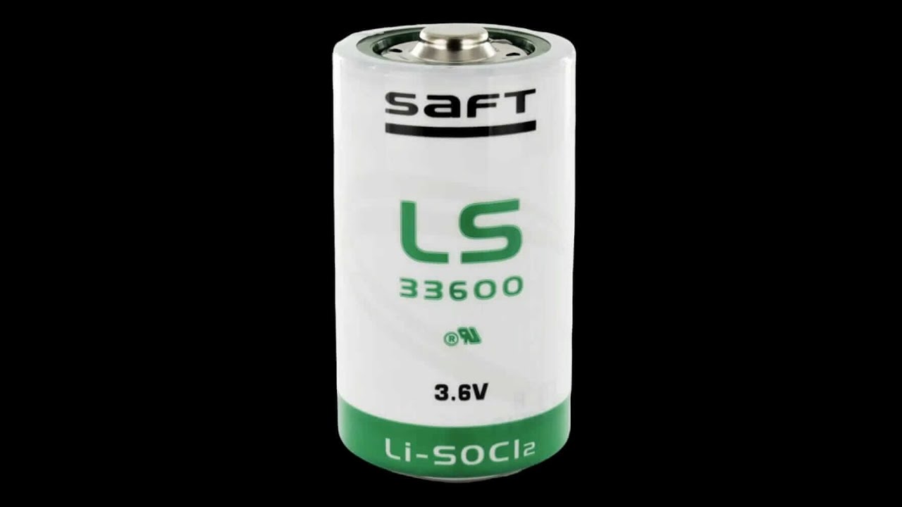 the saft ls33600 d size lithium thinyl chloride battery