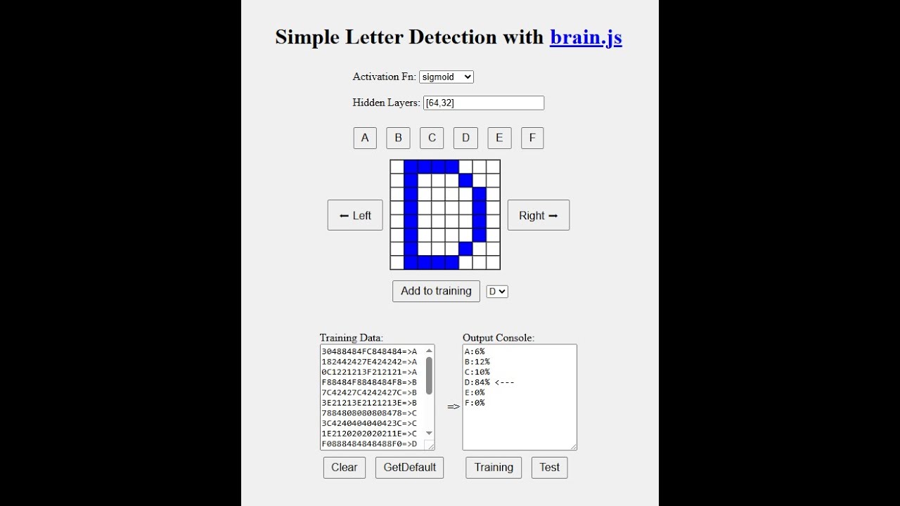 brain js simple demo