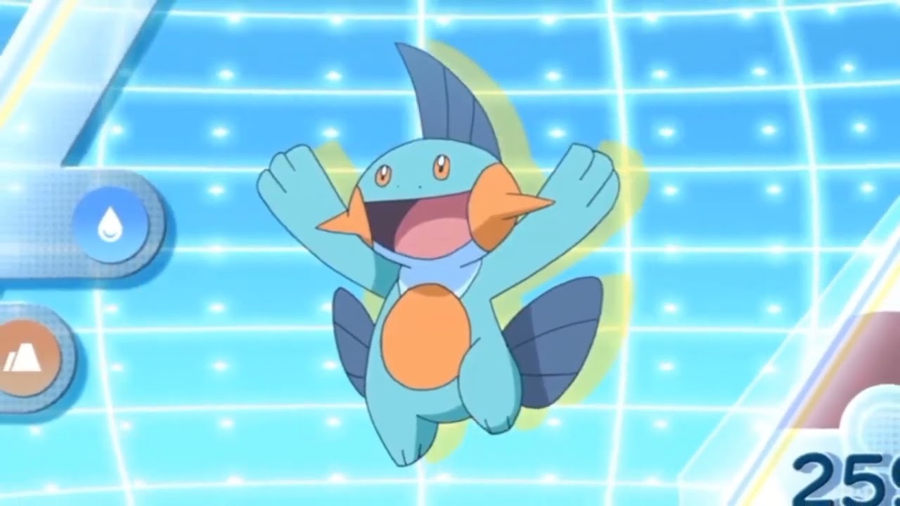 Mudkip, Marshtomp, and Swampert Pokédex Entries..wmv
