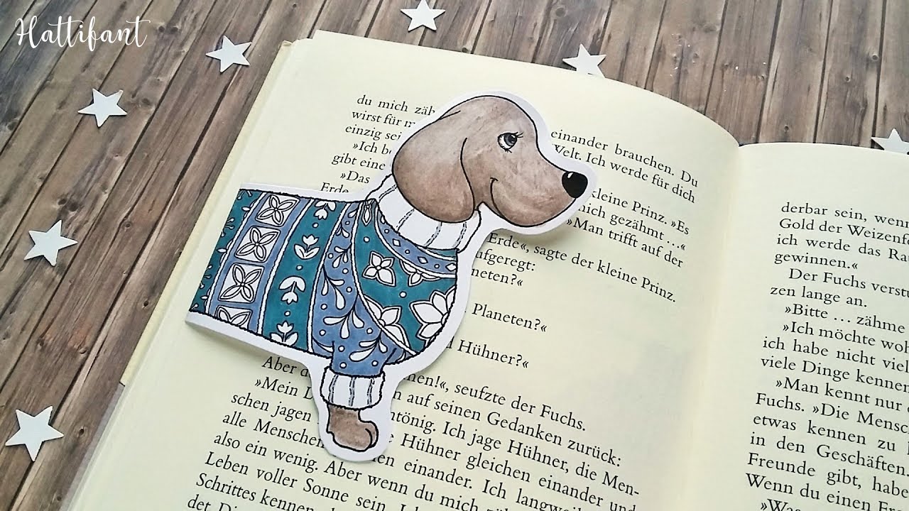 Hattifant - Dachshund Bookmark