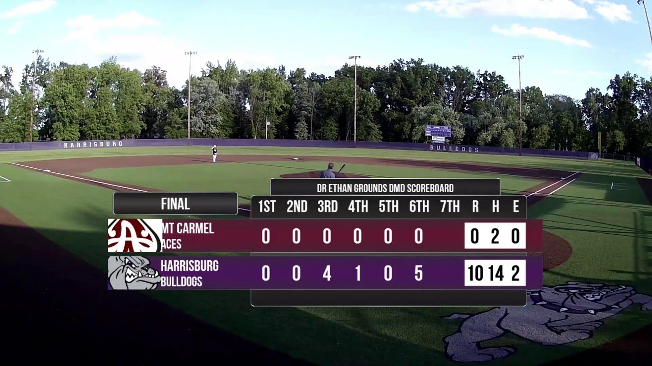 Harrisburg Bulldog Baseball vs Mt. Carmel Aces (5/13/26)  SENIOR DAY