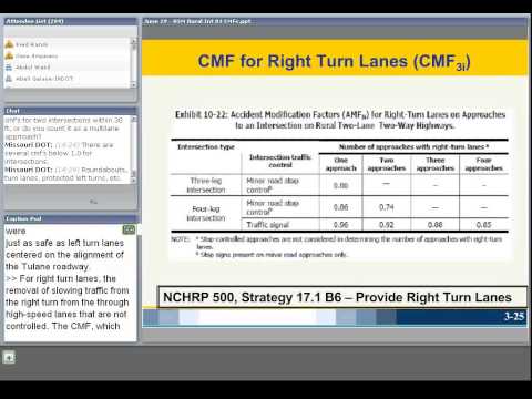 Webinar 05 June 29 HSM Applications to Rural Two Lane Intersections