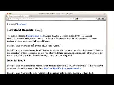 Learn Beautiful Soup Intro to Computer Science - Mind Luster