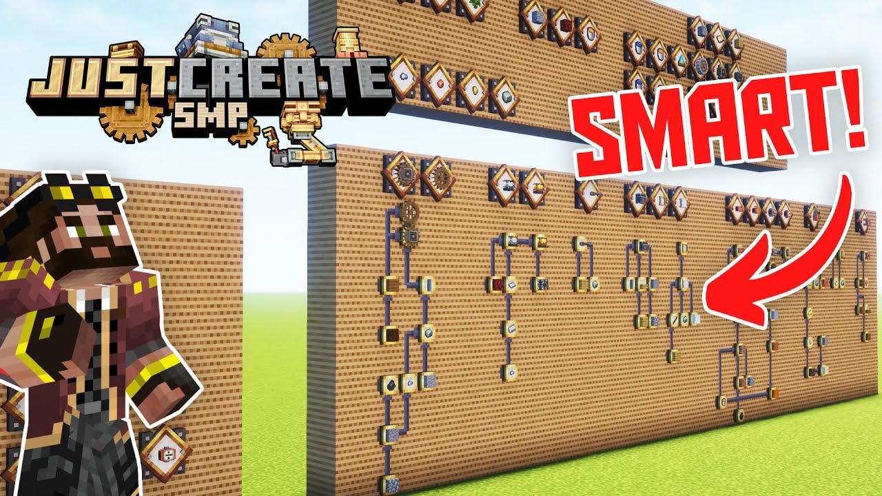 I built a SMART FACTORY in Minecraft Create Mod! [#19]